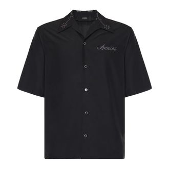 Amiri Kurzarmhemd - - Shirts - Herren - Schwarzk - XL