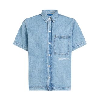 Karl Lagerfeld Herren, Shirts, Blau, SGr&ouml;&szlig;e