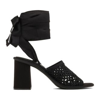 Miu Miu Makramee-Sandalen - - Shoes - Damen - Schwarzk - 36 1/2 EU