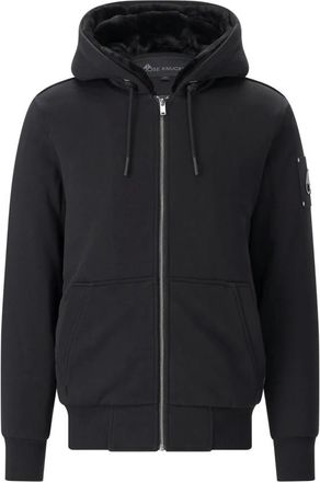 Moose Knuckles Homme, Sweatshirts et sweats &agrave; capuche, Noir, Taille: L Veste zipp&eacute;e