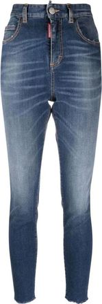 Dsquared2 Femme, Jeans, Bleu, Taille: 38 FR Skinny Fit Jeans