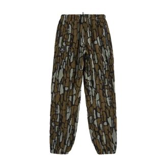 Patta Homme, Pantalons, Multicolore, Taille: M Pantalon en Molleton Woodie Ardoise Noir