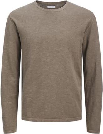 Jack & Jones JJESUMMER Knit Crew Neck SN, Falcon, M