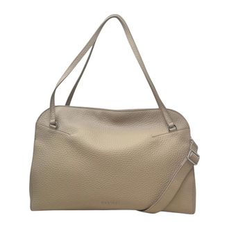Orciani Femme, Sacs, Beige, Taille: ONE Size Lido M Shoulder Bag