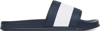 Tommy Hilfiger Pantoletten Core Hilfiger Flag Pool Slide FM0FM05798 Blau