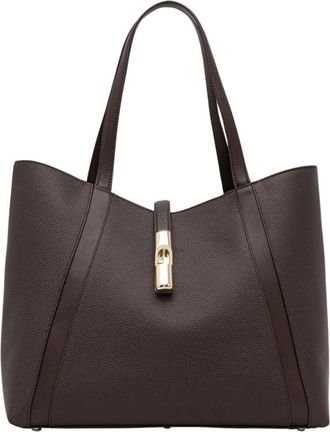 Furla Sac cabas Goccia L - Femme - Sacs - Brun - Taille: ONE Size