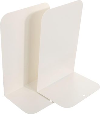 BESPORTBLE Buchst&uuml;tzen Metall Buchstopper Paar Beige B&uuml;cher Halter f&uuml;r Desktop Schreibtisch B&uuml;cherregal Zeitschriften Magazine Buch CD St&auml;nder B&uuml;ro Zuhause Schul