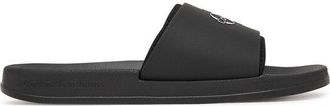 Calvin Klein Pantoletten Ess Slide Rubber Neoprene HM0HM02229 Schwarz