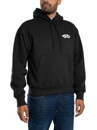 Vans Doppelstandard-Pullover-Hoodie, Schwarz