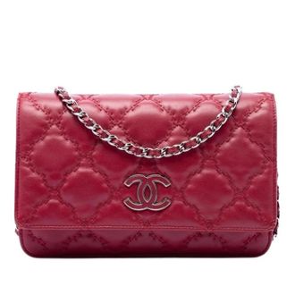 Chanel Pre-owned Vintage Quilted Crossbody Bag - - Pre-owned - Damen - Rot - ONE SIZE