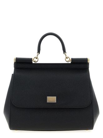 Dolce & Gabbana Sicily Top Handle Bag - Black