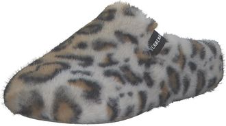Verbenas Damen Hausschuhe - YORK FUR LEO caramello, Gr&ouml;&szlig;e:40 EU