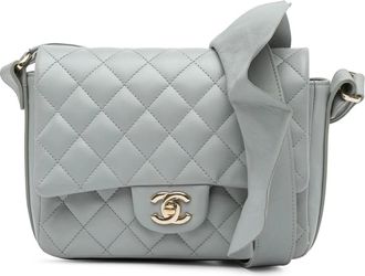 Chanel Hobo Bags - Quilted Calfskin Bolero de Chanel Flap - Gr. unisize - in Grau - für Damen