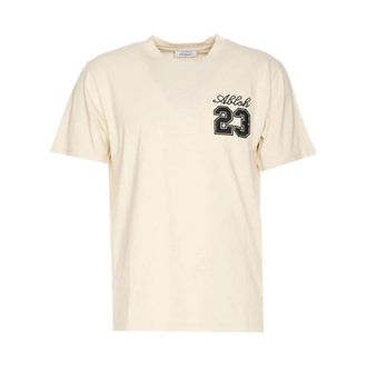 Off-white Beiger Print T-shirt Herbst/Winter - - Tops - Herren - Beige - S