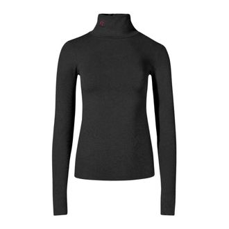 Perfect Moment Haut Thermique Noir &agrave; Col Roul&eacute; - Femme - Pulls - Noir - Taille: 40 FR