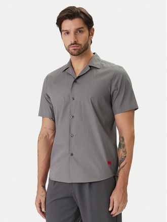 HUGO BOSS Hemd Ellino 50560584 Grau Relaxed Fit