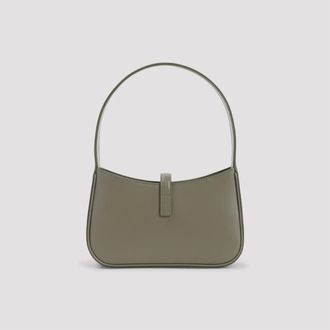 Saint Laurent Hobo Bags - Moss Leather Mini Hobo Bag With Ysl Hook - Gr. unisize - in Braun - f&uuml;r Damen