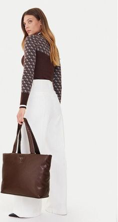 Guess Handtasche Sunetra HWNG75 34230 Braun