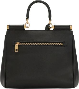 Dolce & Gabbana Femme, Sacs, Noir, Taille: ONE Size Top Handle Bag