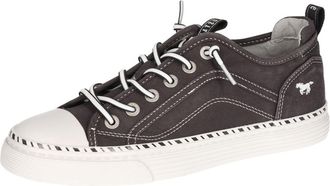 Mustang Jeans Damen Schn&uuml;rschuh Stoffschuh mit Gummisohle rutschfest leicht 1376-308, Gr&ouml;&szlig;e:37 EU, Farbe:Schwarz