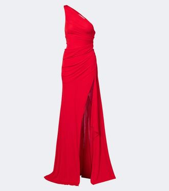 Alex Perry Robe longue asym&eacute;trique