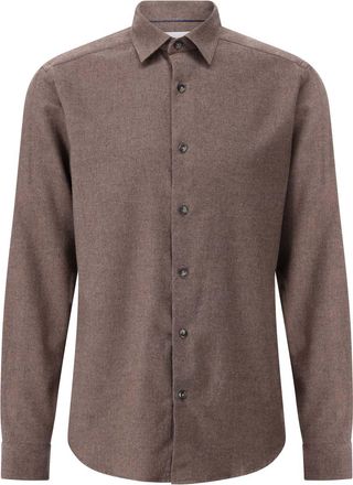 Eton Regular-Fit Flanellhemd aus Baumwolle