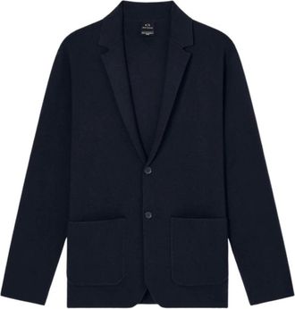 A|X Armani Exchange Homme, Vestes, Bleu, Taille: XS Blazer