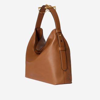 Gucci Womens Beatrix Large Shopping Bag Brown Calfskin Shoulder