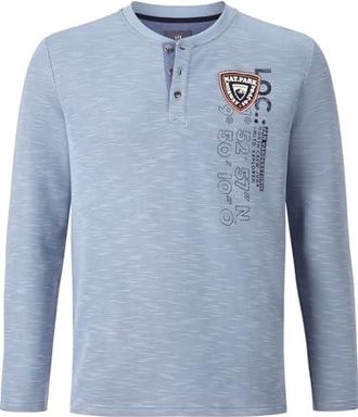 Jan Vanderstorm Homme Sweatshirt Reginald Bleu Clair, 5XL (XXXXXL) - 72/74