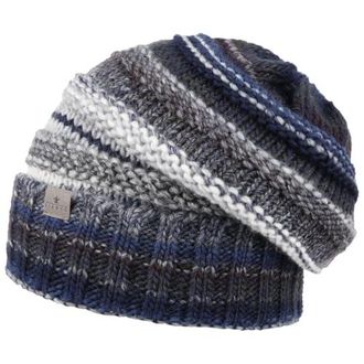 Lierys Bonnet &agrave; Revers avec Polaire Bernardo Femme/Homme - Made in Germany Beanie pour lhiver Doublure Hiver Automne-Hiver - Taille Unique Bleu fonc&eacute;