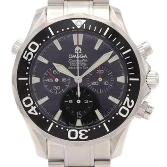 Omega Pre-owned Rostfreier Stahl watches - - Pre-owned - Herren - Schwarzk - ONE SIZE