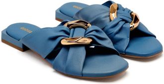 Gioseppo Damen Killingly Flache Sandale, blau, 41 EU