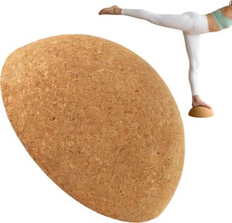 Generic Balanceboard aus Holz - Yoga-Werkzeug, Stabilit&auml;t und Mobilit&auml;t, Trainingsbrett f&uuml;r das Gleichgewicht in der Mitte, f&uuml;r Zuhause, B&uuml;ro, Fitnesstraining