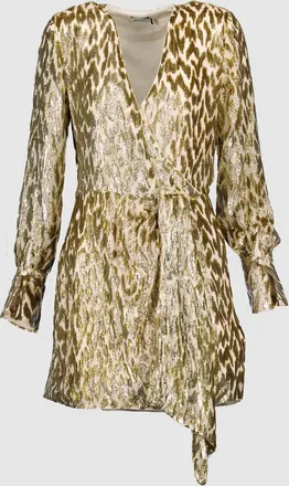 SIMKHAI Robe Courte Camryn Gold