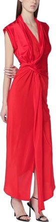 Victoria Beckham Femme, Robes, Rouge, Taille: 36 FR Asymmetric Twist Detail Dress