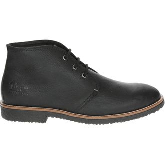 Panama Jack L&auml;ssige Leder Mid-Top Schuhe Schwarz - - Shoes - Herren - Schwarzk - 41 EU