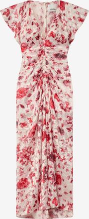 Isabel Marant Robe Lyndsay - Femme - &Eacute;cru-rose - Taille34 - Isabel Marant