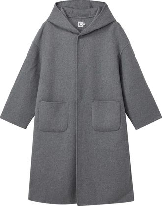 B+ab Kapuzenjacke mit Taschen - Grau