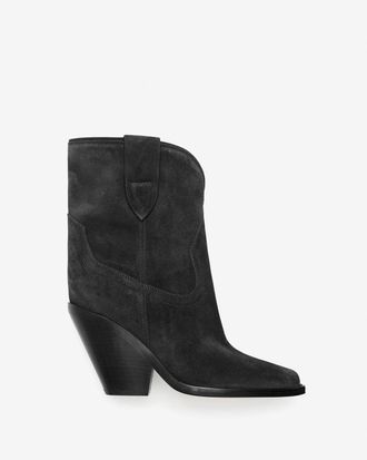 Isabel Marant Boots Leyane - Femme - Noir D&eacute;lav&eacute; - Taille39 - Isabel Marant