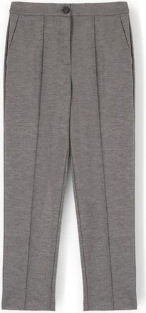 Motivi Femme, Pantalons, Gris, Taille: 44 FR Pantalon Jersey en M&eacute;lange de Laine