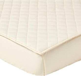 Homescapes Homescapes - Protège-matelas en coton Bio matelassé, 140 x 190 cm