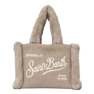 MC2 Saint Barth Colette Shearling Rib - - Bags - Damen - Beige - ONE SIZE