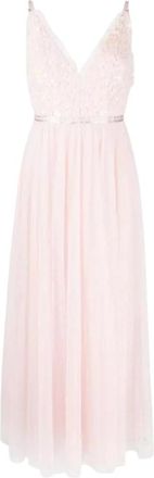 Needle & Thread Paillettenverziertes T&uuml;llkleid Amalie - - Dresses - Damen - Rosa - XS