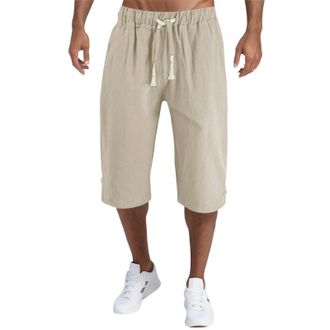 Generic Shorts Herren Sommer 3/4 Hose Bermuda Sommer Kurze Hosen Outdoor Sport Jogginghose Mit Taschen Männer Jungen Freizeit Bequeme Kurz Herrenshorts Sommer