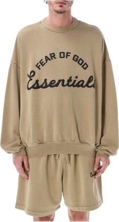 Fear of God Homme, Sweatshirts et sweats &agrave; capuche, Beige, Taille: M Training 90s Crewneck SweaT-shirt