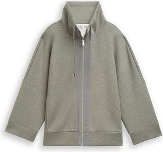 Tom Tailor Sweatjacke Strick & Sweatshirts Boxy Fit Scuba Sweatjacke
