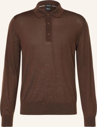 HUGO BOSS Pullover Lancione braun