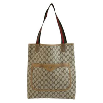 Gucci Sac cabas Pre-owned en toile GG Supreme - Femme - Pre-owned - Beige - Taille: ONE Size