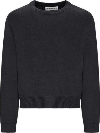 Our Legacy Homme, Pulls, Noir, Taille: S Pull Col Rond Classique