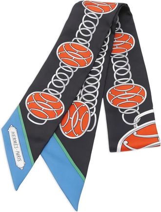 Hermès foulard Lift Profile (2010) - Noir